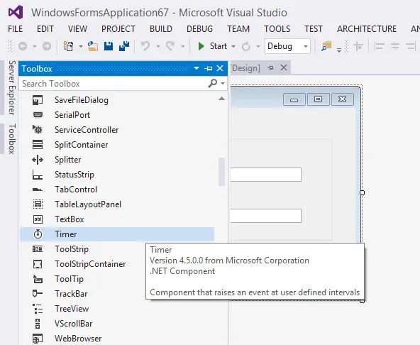 Login Form Using Timer in C#.Net - Tutusfunny