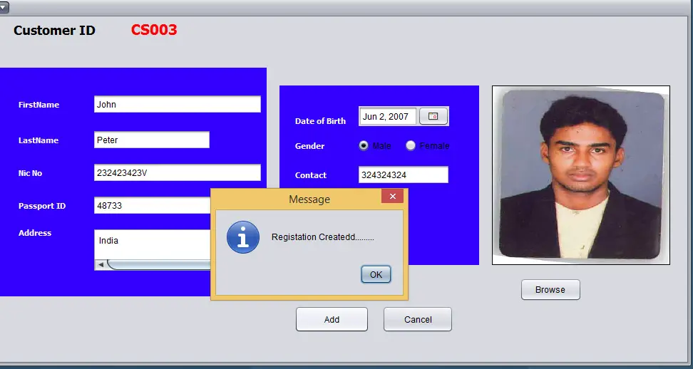 Airline Reservations System Free project - Java