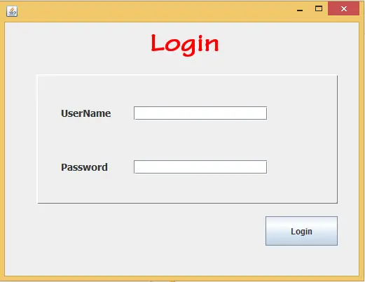 Login Form Using Timer in Java - Tutusfunny