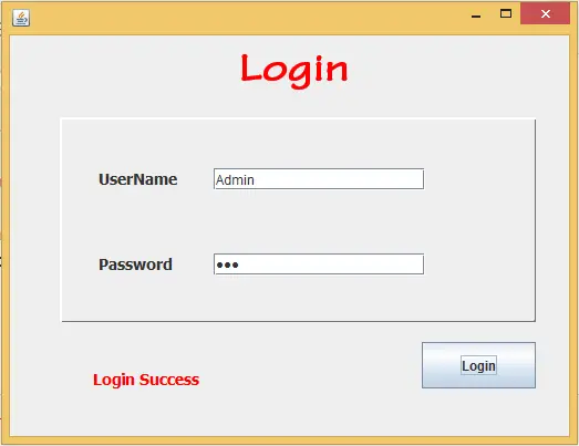 Login Form Using Timer in Java - Tutusfunny