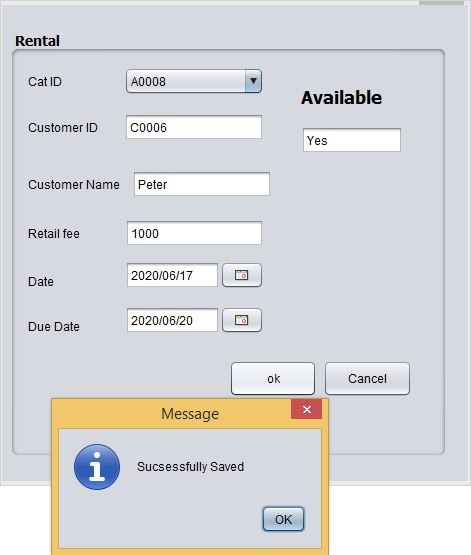 Car Rental System Project in Java - Tutusfunny