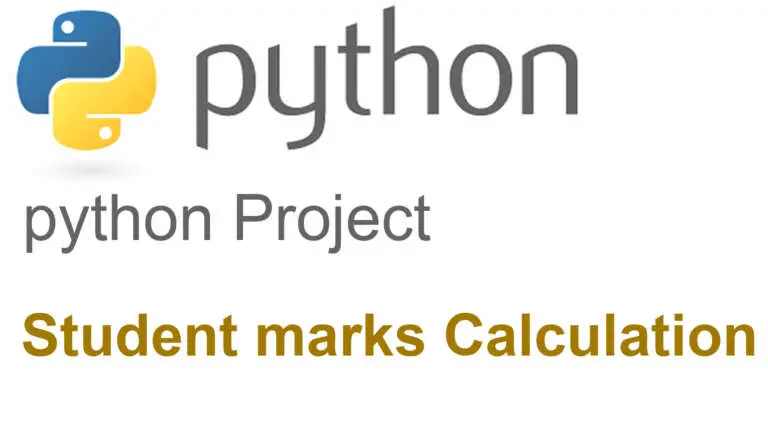 Student Marks Calculation System Using python - Tutusfunny