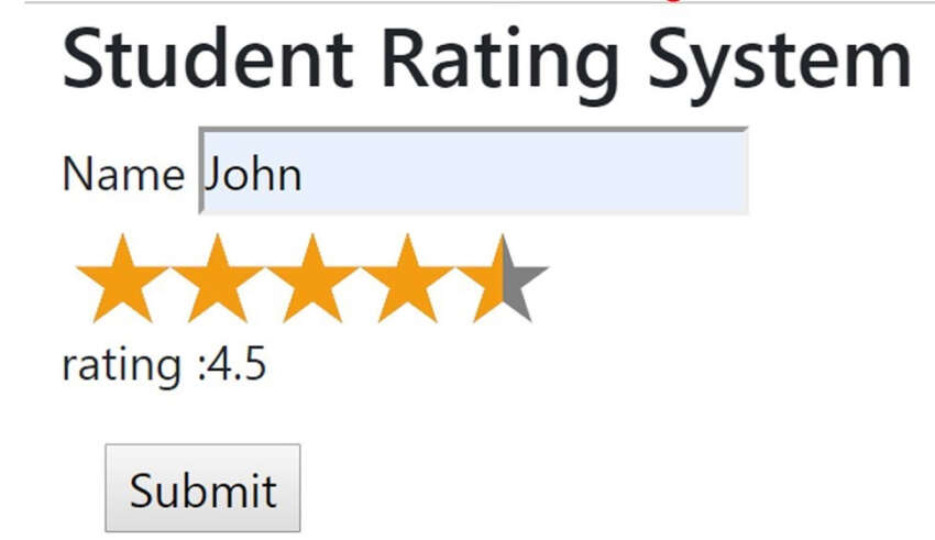 Star Rating System in jQuery PHP MYSQL - Tutusfunny