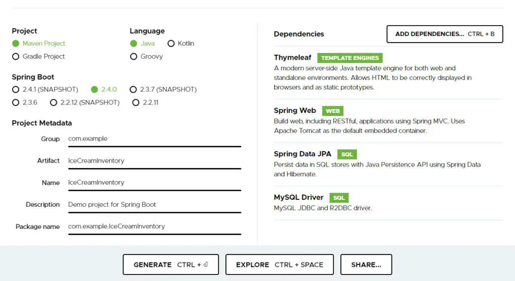 Coffeshop Inventory System using Spring boot - Tutusfunny