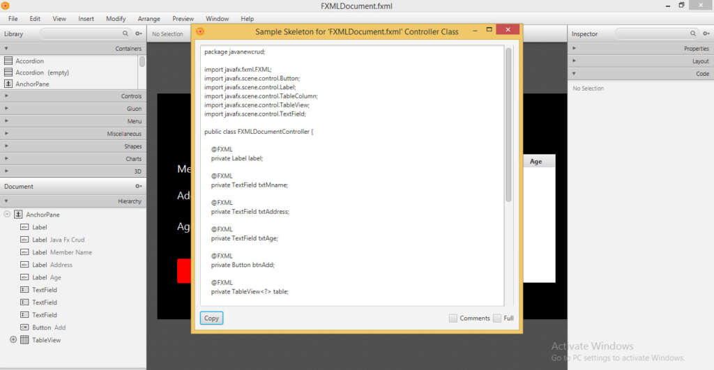 JavaFx Project Step by Step - Tutusfunny