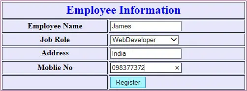 Registation Jsp Servlet Mysql Maven - Tutusfunny
