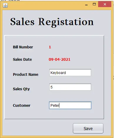 Simple Sales Inventory System In Java Tutusfunny