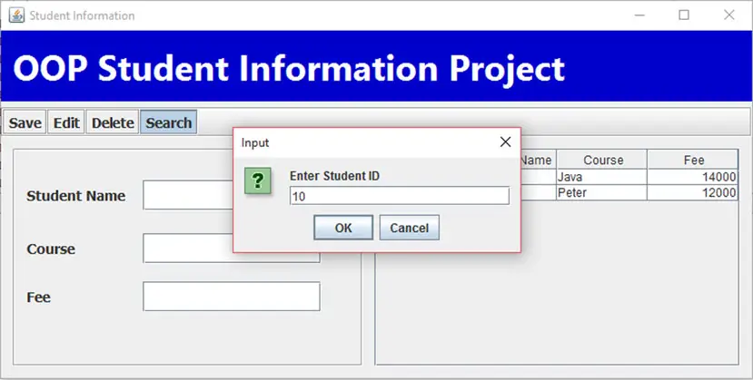 Java Mysql Oop Swing Application Tutusfunny