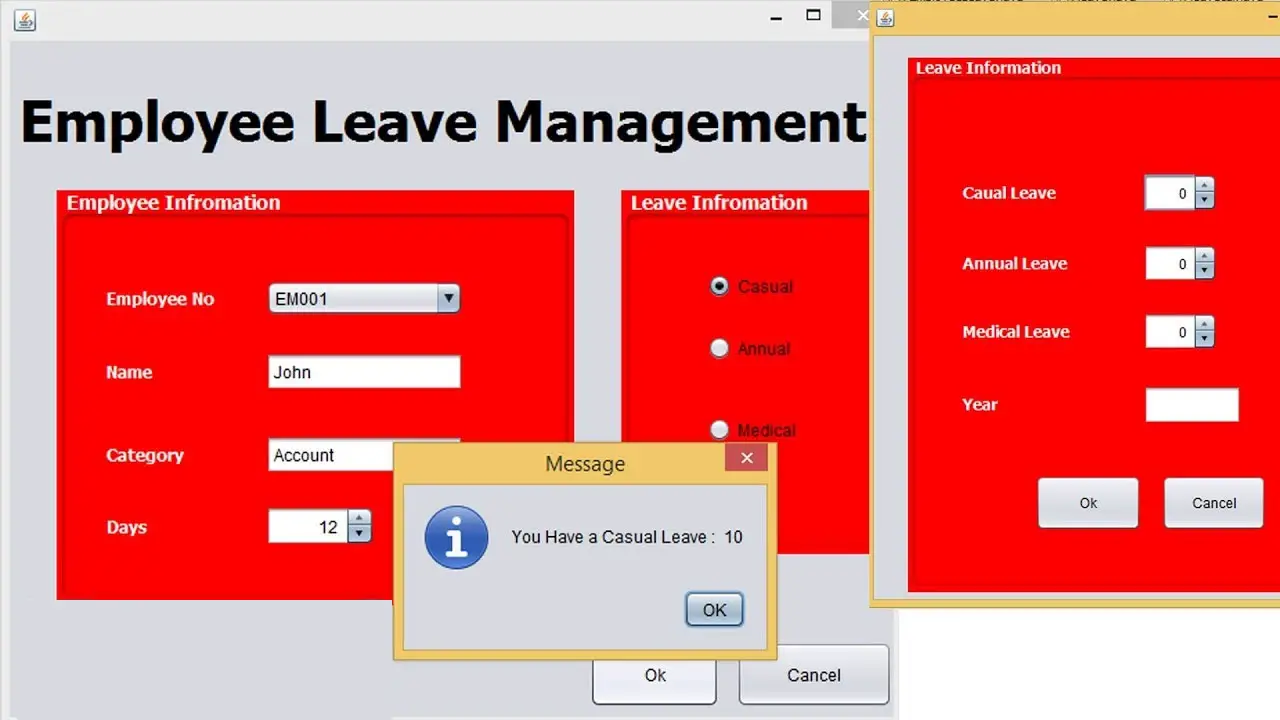 Employee Leave Management System using Java Mysql - Tutusfunny Employee Leave Management System using Java Mysql - Tutusfunny