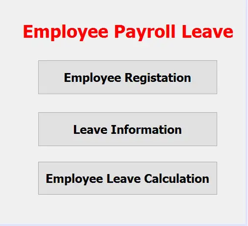 Employee Leave Management System Using Java Mysql Tutusfunny