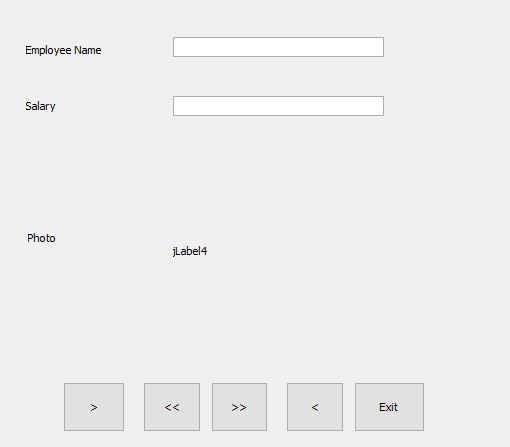Records Navigation With Image Using Java And Mysql Tutusfunny