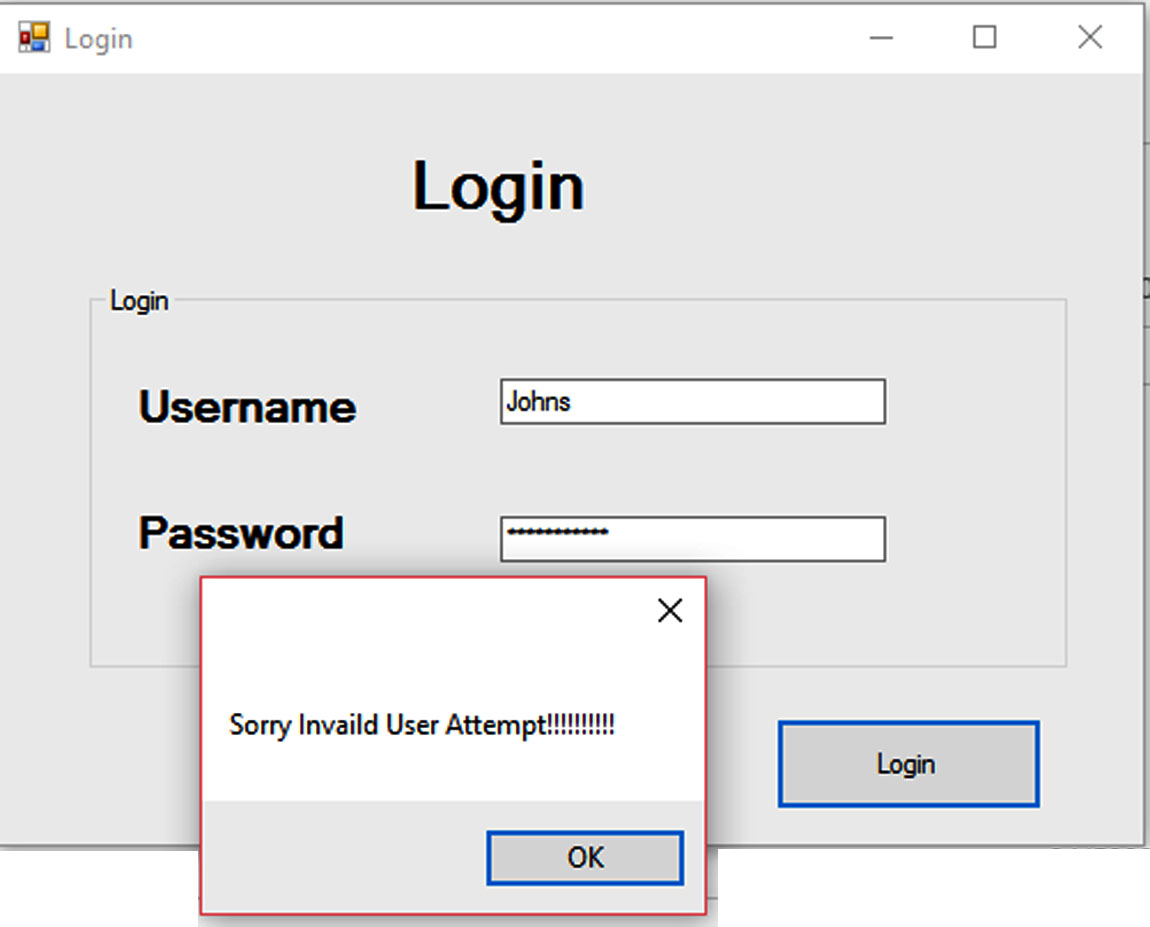 Login Count using C#.net - Tutusfunny