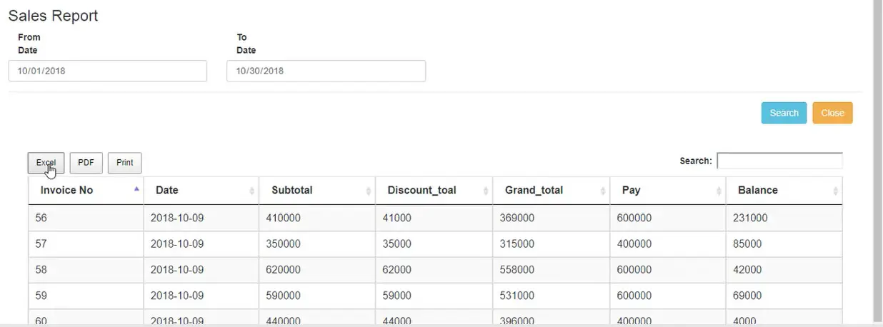 PHP Ajax Point of Sales System - Tutusfunny