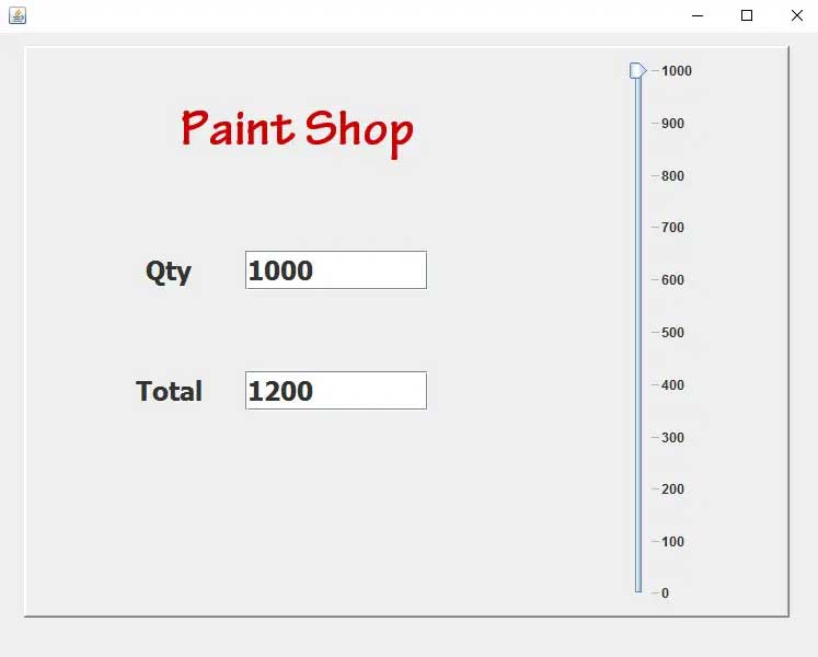PaintShop inventory system using java - Tutusfunny