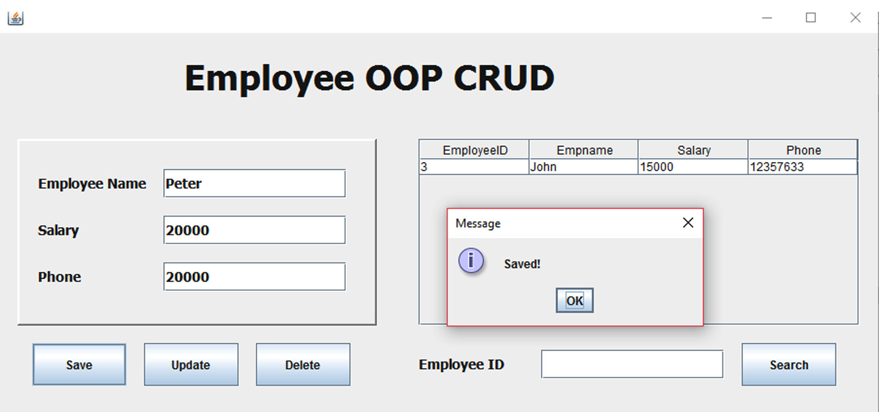 Java Mysql Oop Project Swing Application Tutusfunny