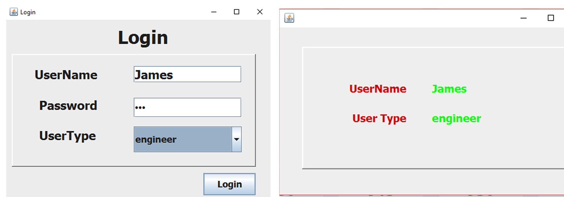 Role Based Login Application In Java Mysql Tutusfunny