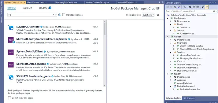 Wpf Entity Framework Core Mvvm Project Step By Step Tutusfunny