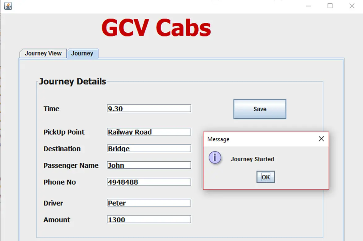 Cab Services System using Java and Mysql - Tutusfunny