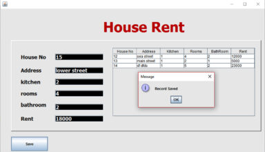 House Rent System using Java Mysql - Tutusfunny