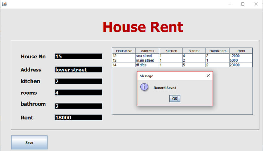 House Rent System Using Java Mysql Tutusfunny