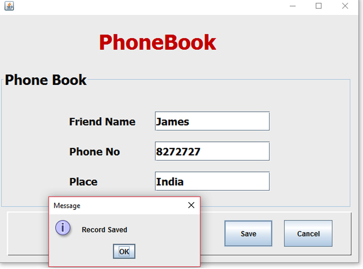 Java Jdbc Record Insertion Into Mysql Database Tutusfunny