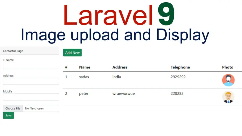 Laravel 9 Image Upload and Display - Tutusfunny
