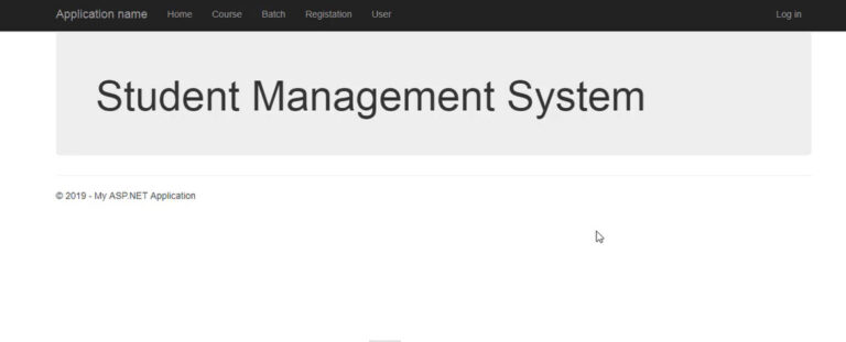 Student Management System Project Asp.net MVC - Tutusfunny