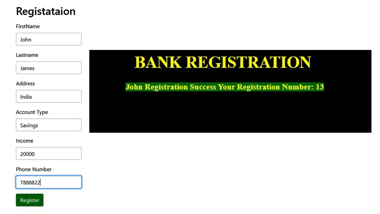 Registation Form In Servlet Jsp Tutusfunny