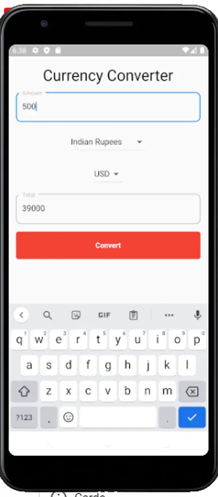 Currency Converter App In Flutter Tutusfunny