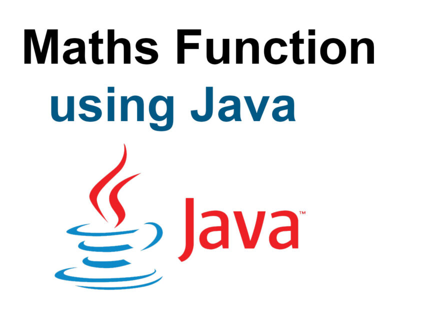 Math Function using Java - Tutusfunny