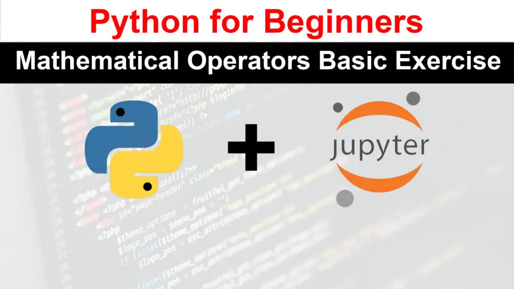 Mathematical Operators Basic Exercise In Python Tutusfunny