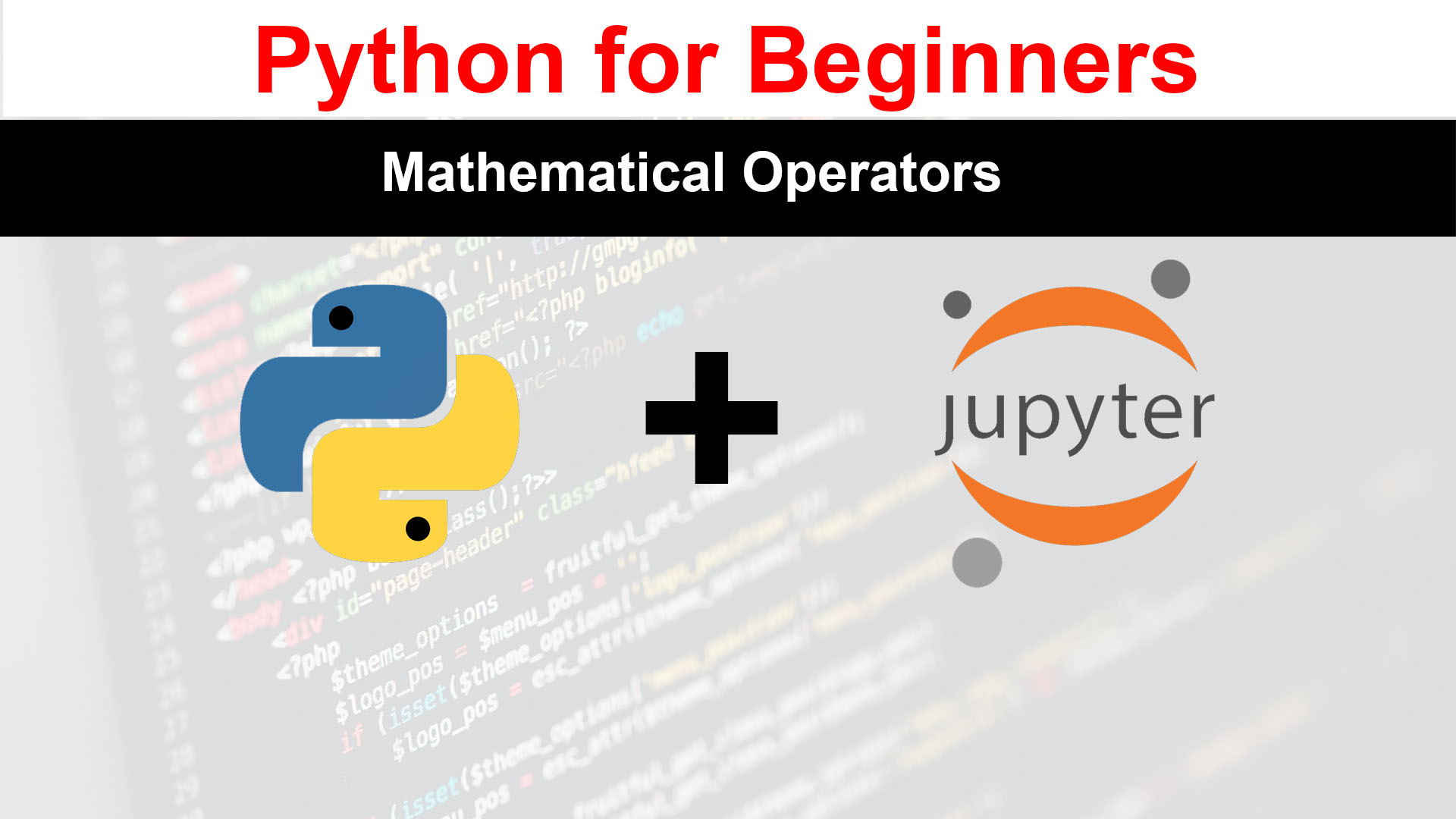 Mathematical Operators - Tutusfunny