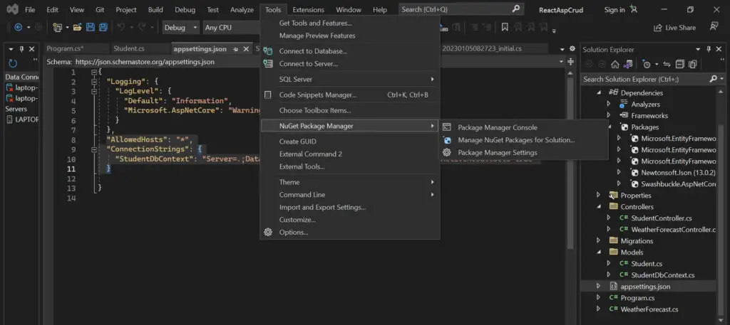 React with Asp.Net Core Full Stack - Tutusfunny