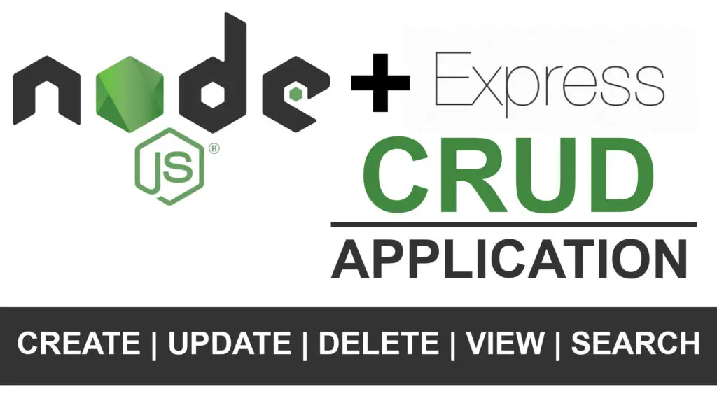 Node Js Crud Application Step By Step Tutusfunny
