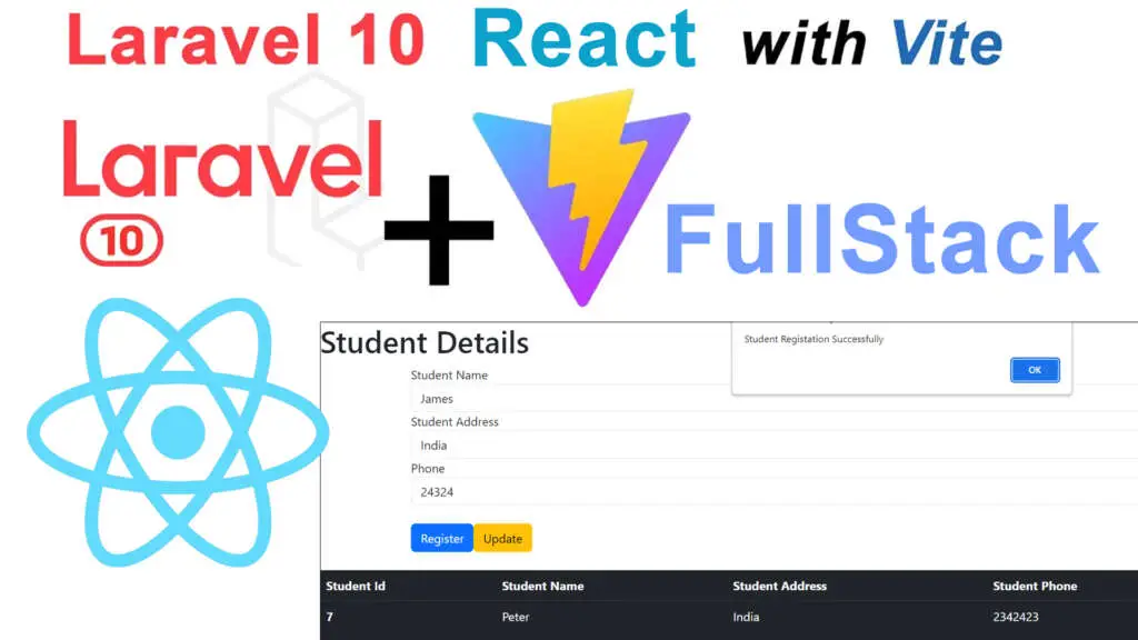React Js Laravel 10 Crud Using Vite Tutusfunny 7668