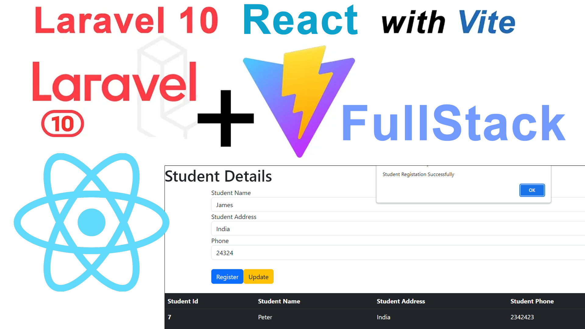 React Js Laravel 10 Crud Using Vite Tutusfunny
