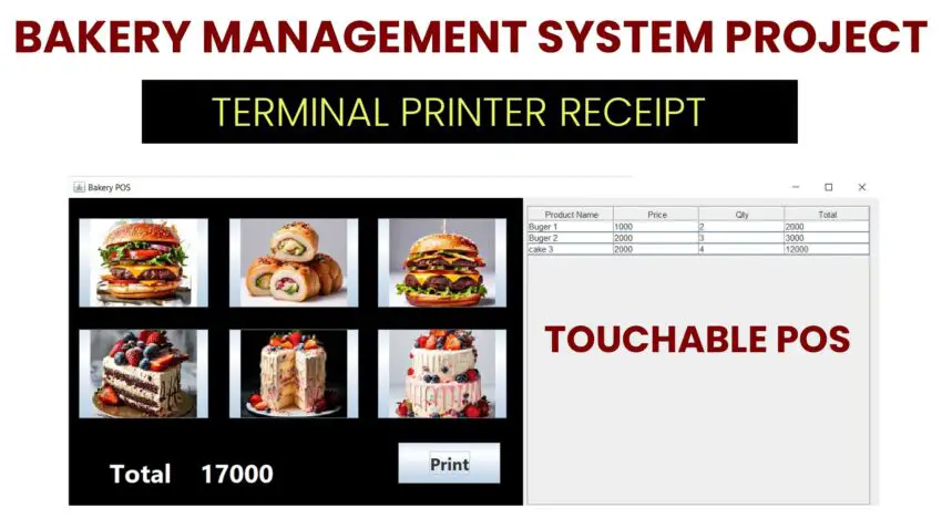 Bakery Management System Project using Java - Tutusfunny