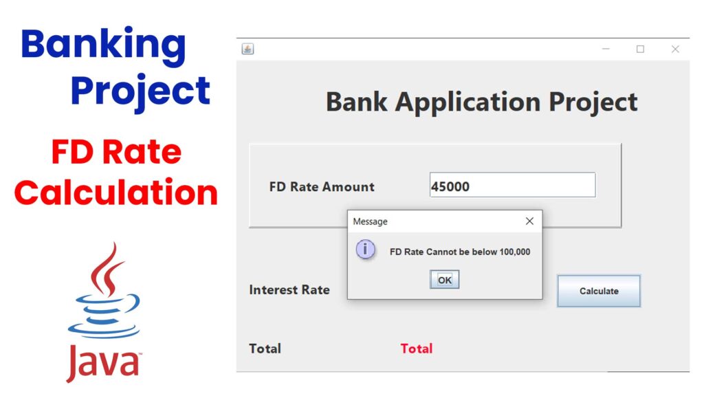 Java Banking Project: Accurate FD Rate Calculation Tutorial - Tutusfunny