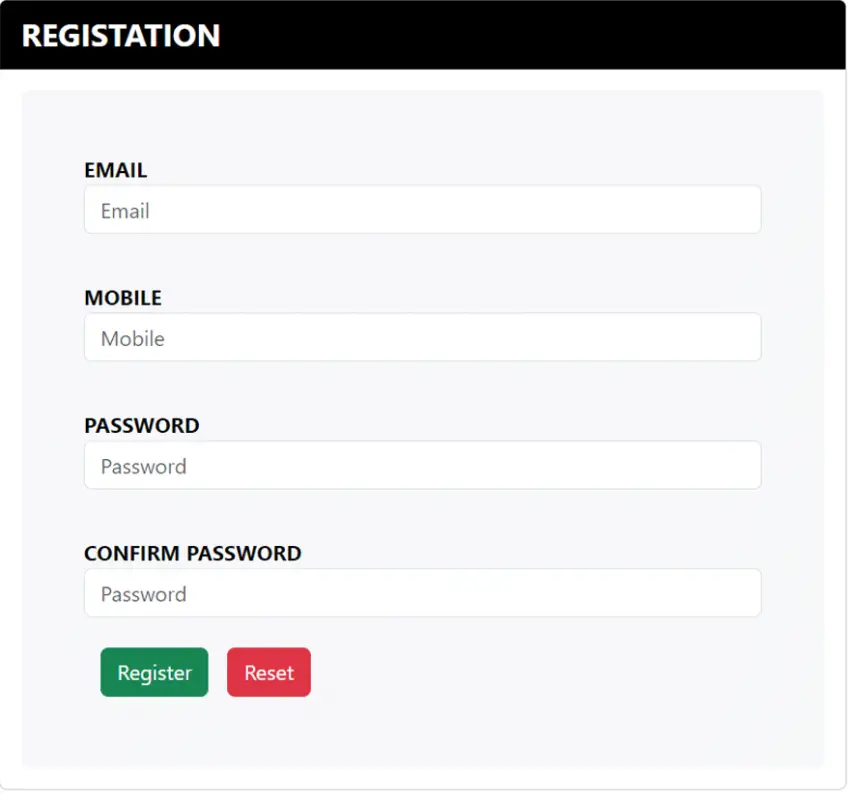Create a Professional Login & Registration Form using HTML & CSS - Tutusfunny