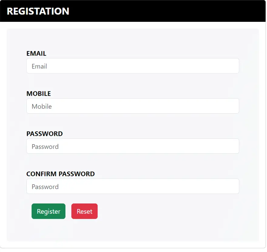 Create a Professional Login & Registration Form using HTML & CSS ...