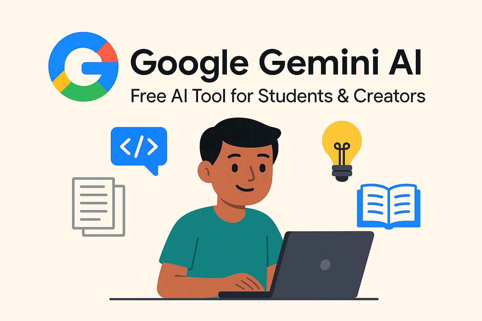 Google Gemini AI Free AI Tool for Students & Creators - Tutusfunny